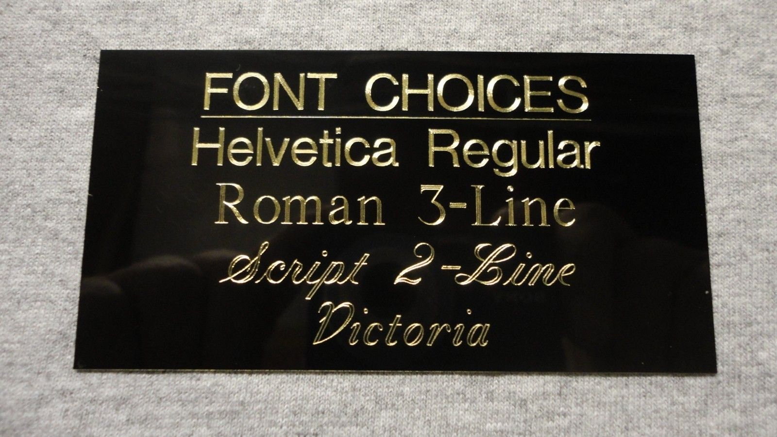 1x4 Custom Engraved Square Corner Black Brass Plate Picture Plaque Name ...