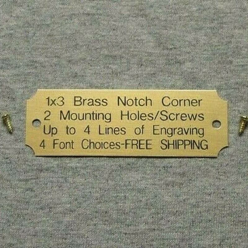 Trophy Engraving Name Plate - Etsy