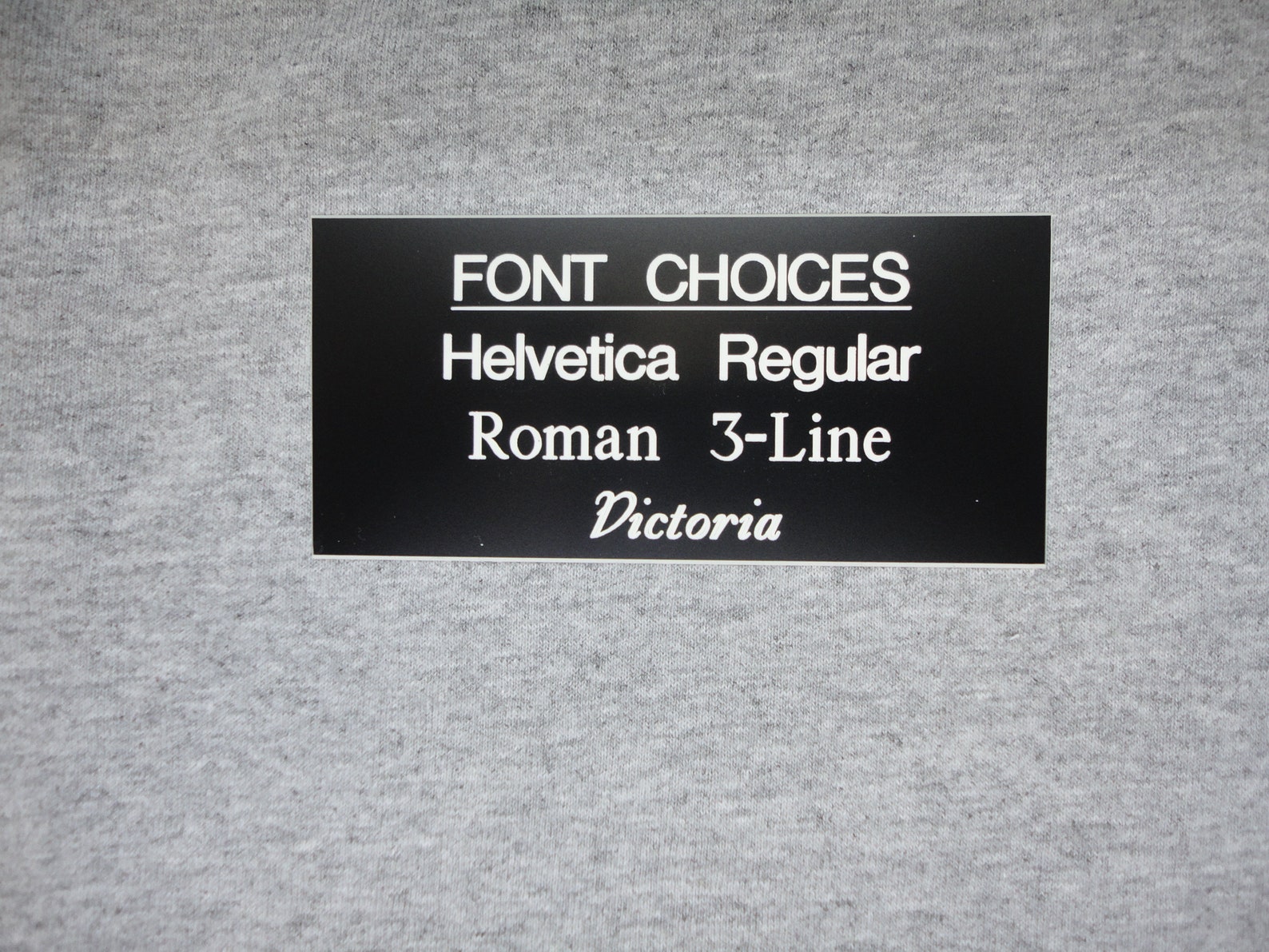 Plastic Signage - Any Size up to 10 Square Inches-free ENGRAVING ...