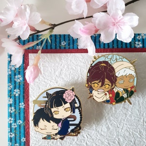 Black Butler Hard Enamel Pins - Kuroshitsuji Ciel Sebastian Grell ...