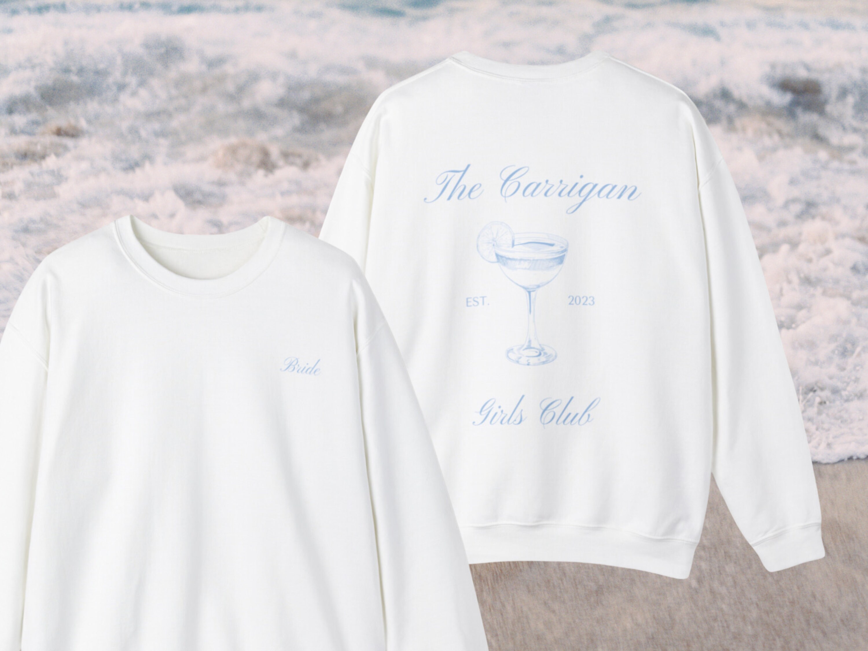 Custom Bachelorette Crewneck Sweatshirt, Bride, Bridesmaid Bachelorette ...