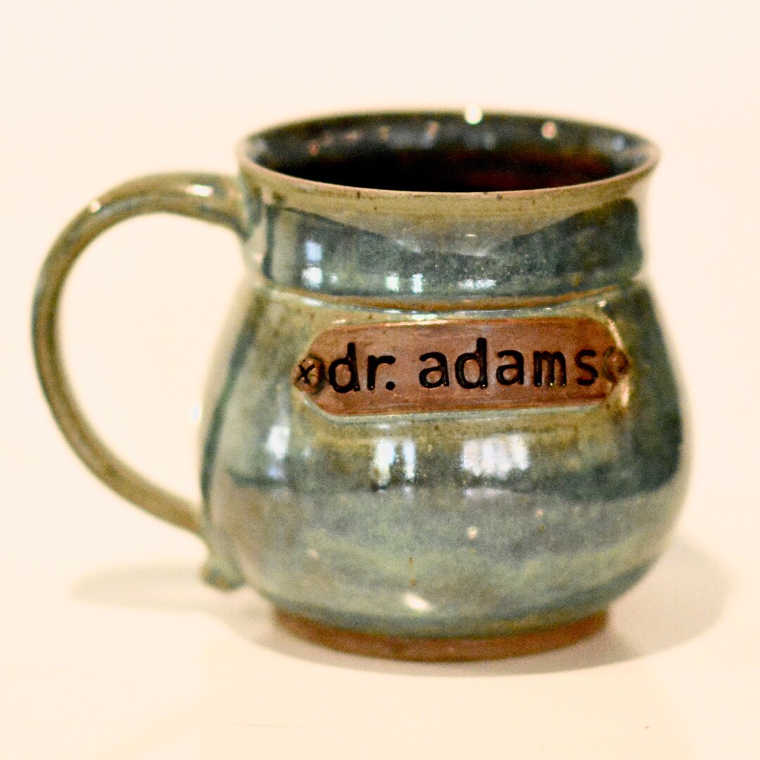 Name or Saying Pottery Mug- Choose Your Color and Word /words - Etsy