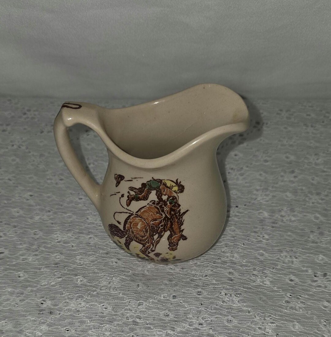 Original Westward Ho Wallace China Rodeo Pattern Till Goodan 3 1/2 ...