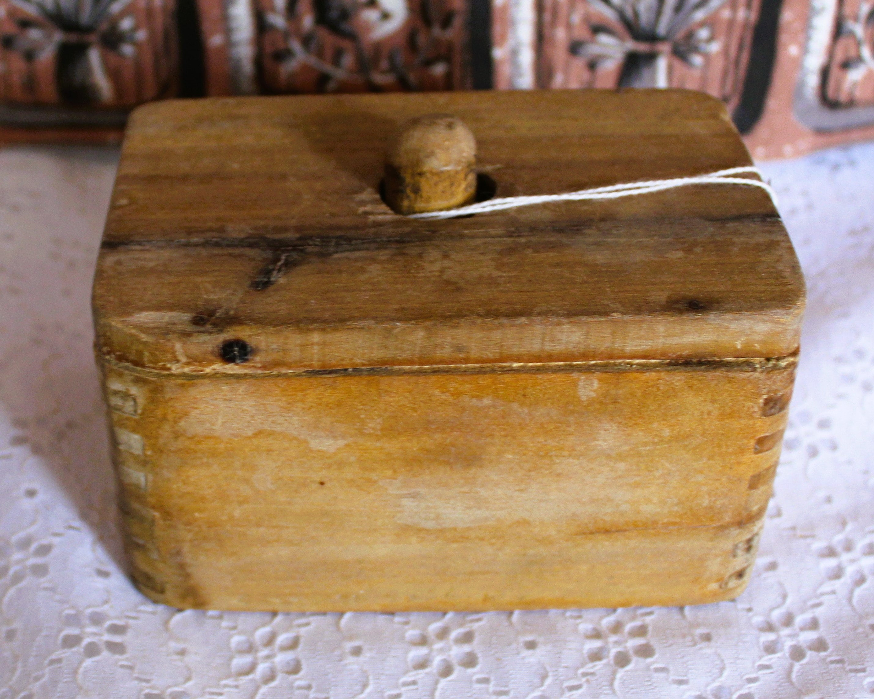 Vintage Rectangle Butter Mold Press Farmhouse Decor Shabby Chic - Etsy