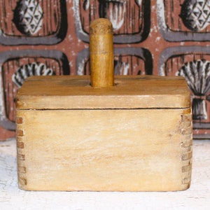 Vintage Rectangle Butter Mold Press Farmhouse Decor Shabby Chic - Etsy