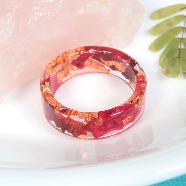 Clear Resin Ring - Etsy