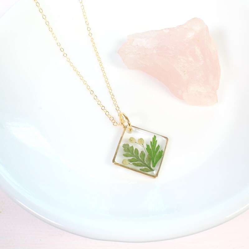 Botanical Necklace - Etsy