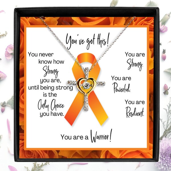 Breast Cancer Cross Necklace - Etsy