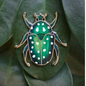 Spotted Chafer Beetle Pin - Etsy
