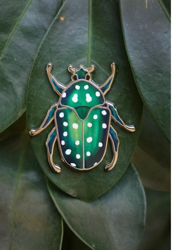 Spotted Chafer Beetle Pin - Etsy