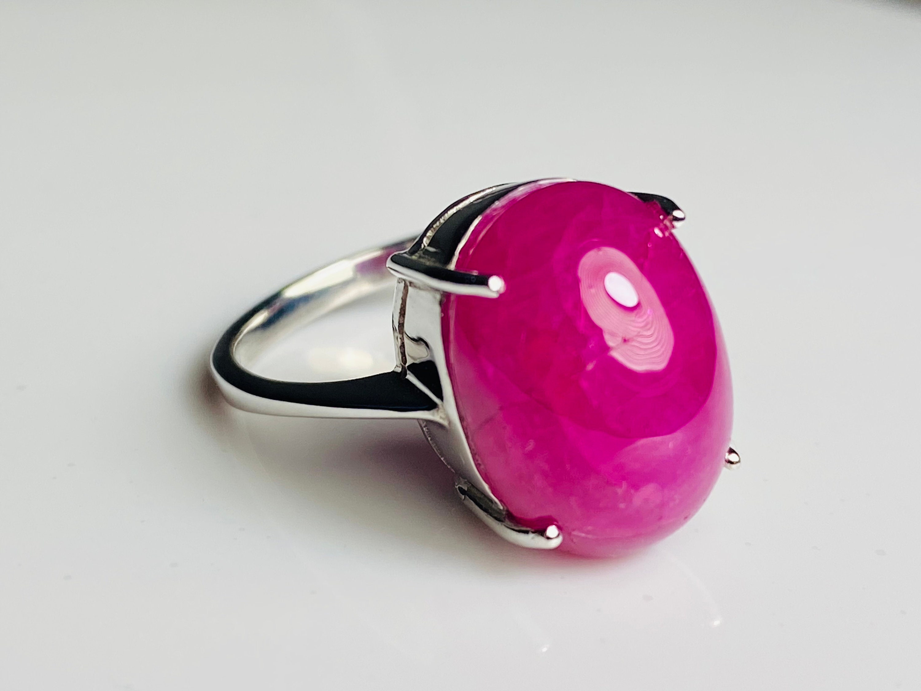 Ruby Ring / Natural Ruby / Birthstone Ring / July Birthstone / Sterling ...