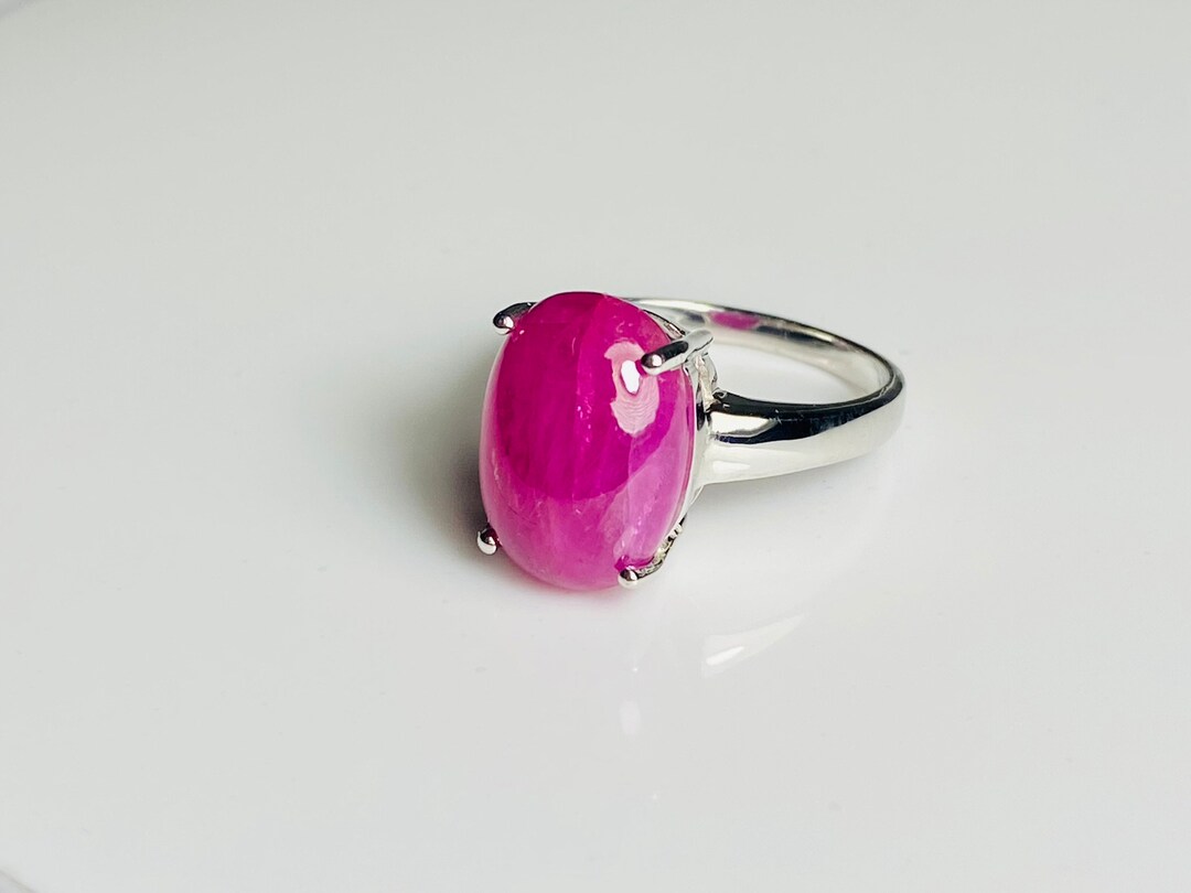 Ruby Ring / Natural Ruby / Birthstone Ring / July Birthstone / Sterling ...
