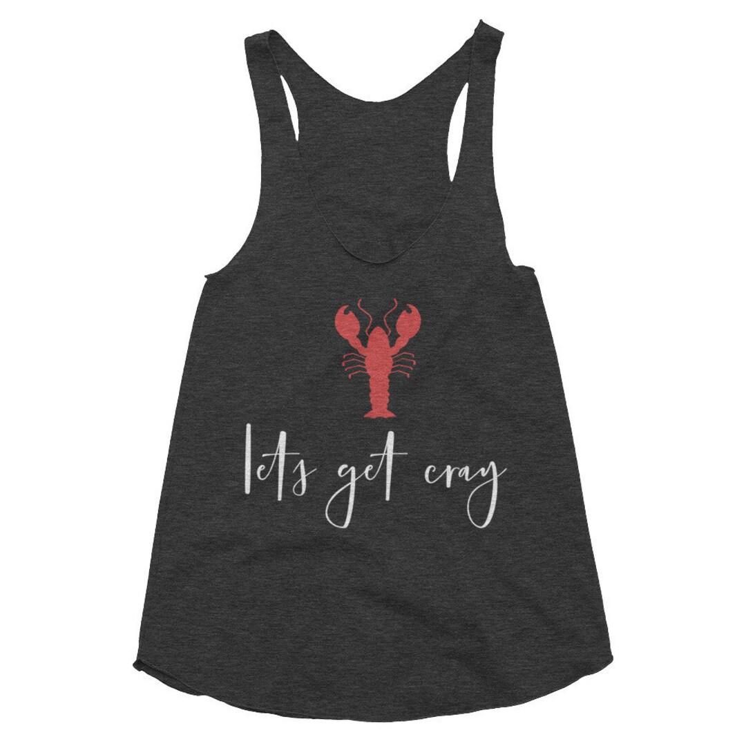 Women's Crawfish Boil Tank Top Shirt Ladies Seafood Boil Shirt Let's ...