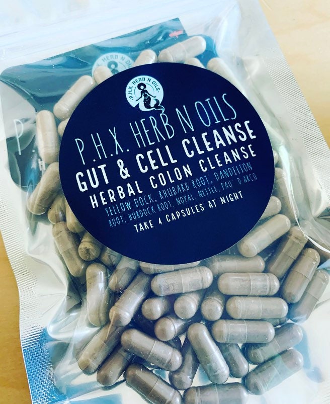 GUT and CELL CLEANSE All Natural Colon Cleanse Super Flush - Etsy