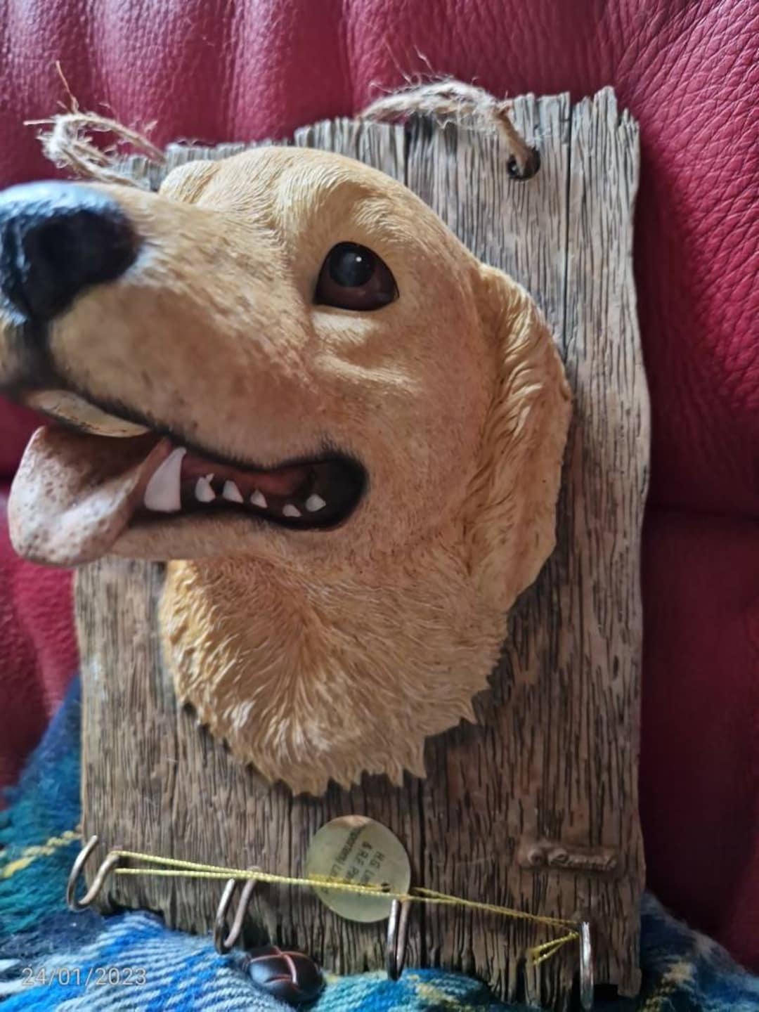 Golden Retriever Key and Lead Rack by the Leonardo Collection, Dog Gift ...