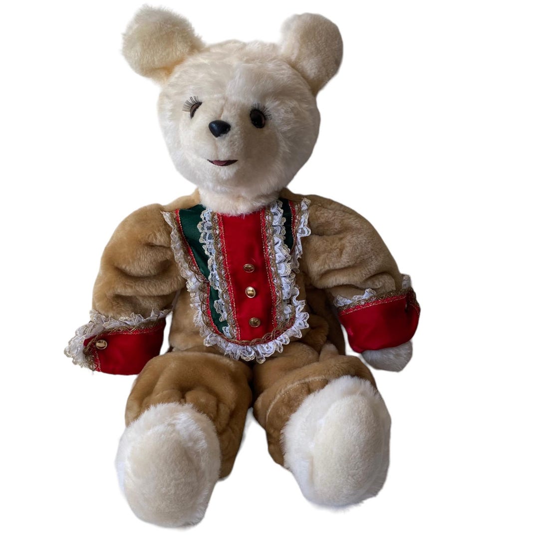 Vtg 1987 Giant Tilly Collectibles Rudolph Reindeer Teddy Bear Plush USA ...