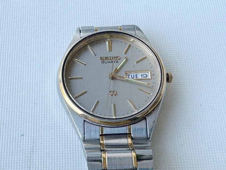 Vintage Seiko 7n43-7a59 SQ Men's Quartz Watch, 34mm Case, Running - Etsy