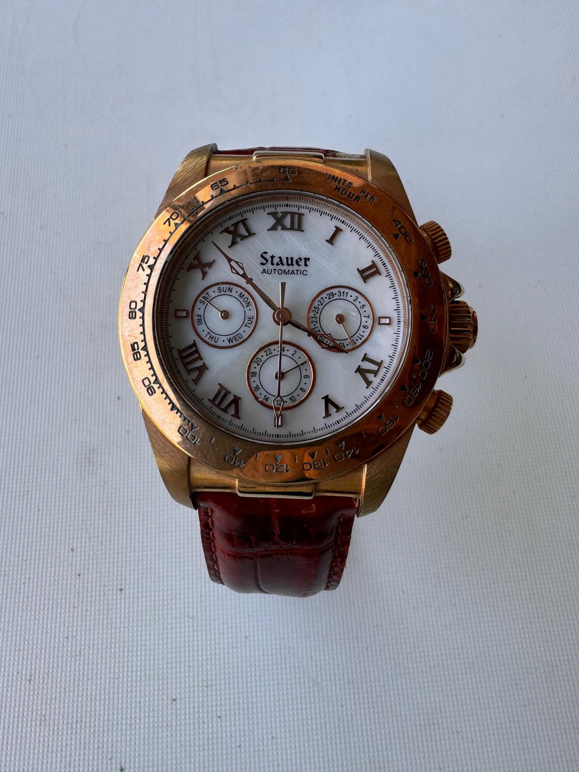 Vintage Stauer Gold Tone Sports Men's Automatic Watch 38mm, Running - Etsy