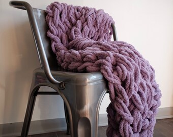 Lavender throw | Etsy