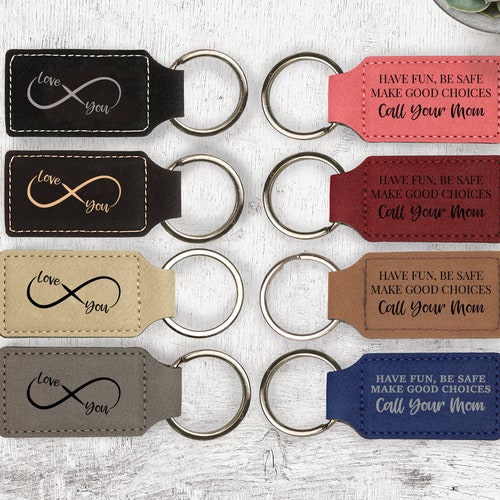 Personalized Key Chain Be Safe Have Fun Make Good - Etsy