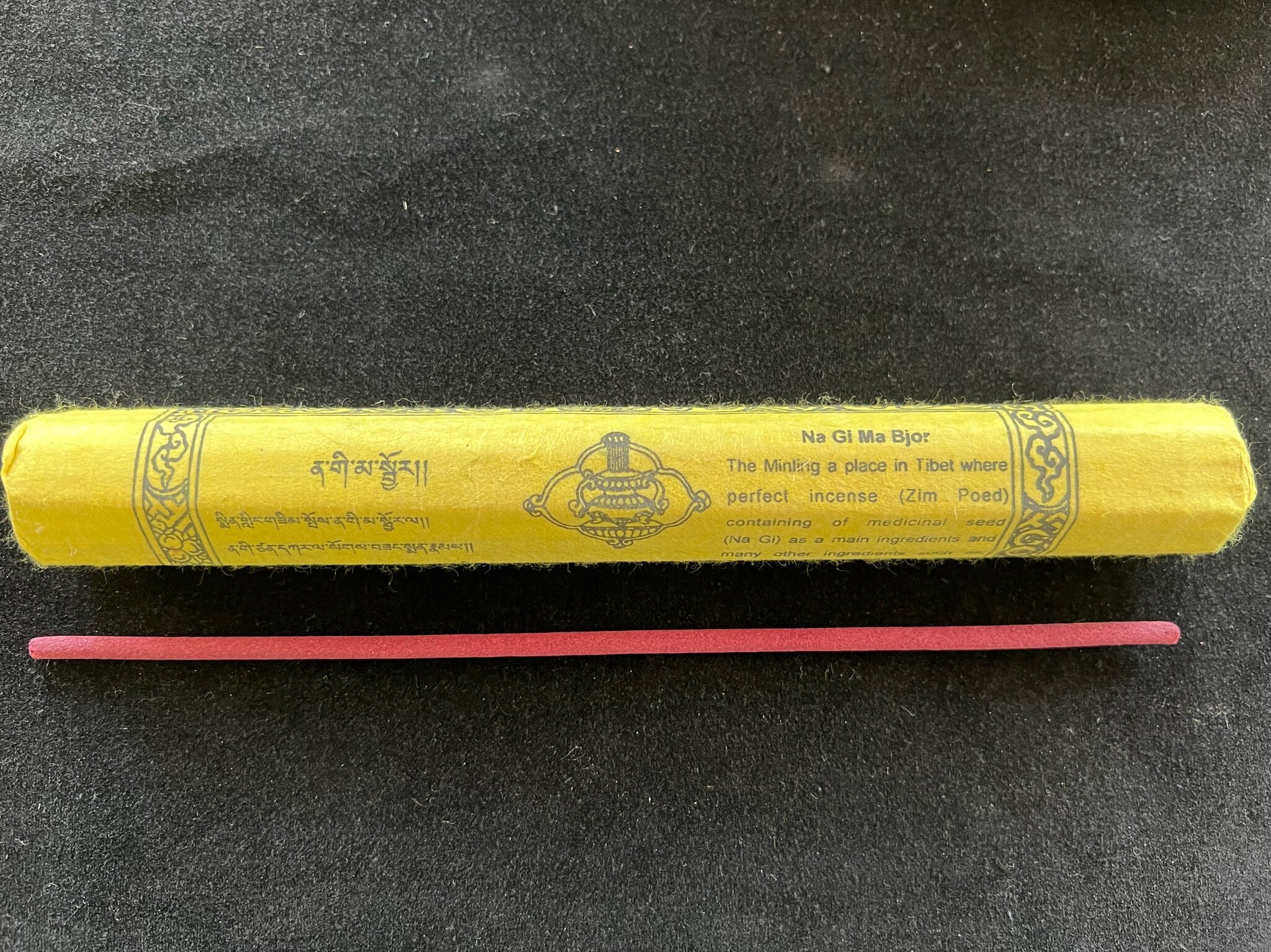 Na Gi Ma Bjor Incense | Bhutanese Himalayan Style Incense | 30 Sticks ...