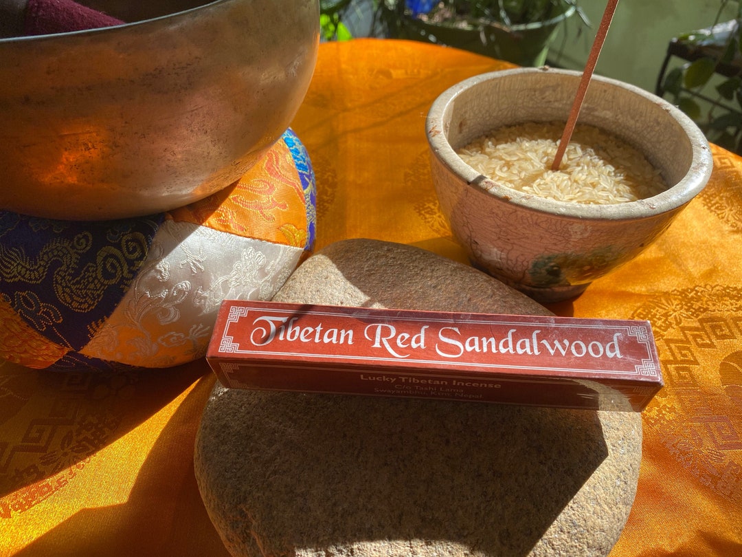 Tibetan Red Sandalwood Incense Tibetan Incense 19 Sticks - Etsy