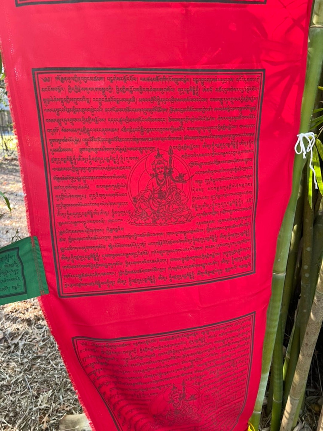 Majestic Flag Guru Padmasambhava Vertical Prayer Flags | Tibetan Prayer ...