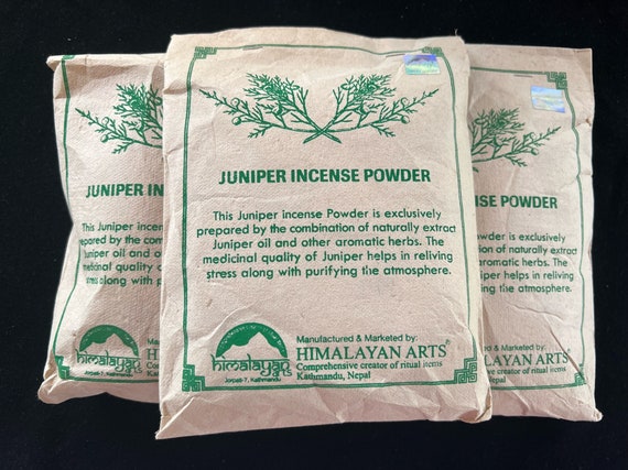 Juniper Incense Powder Nepalese Incense Powder 130 Grams - Etsy