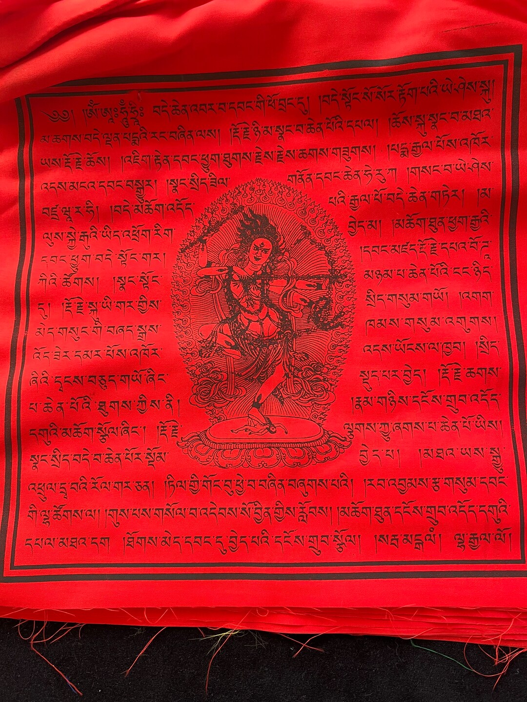 Kurukulle Prayer Flags | Tibetan Prayer Flags | 13 X 13 | Set of 25 ...