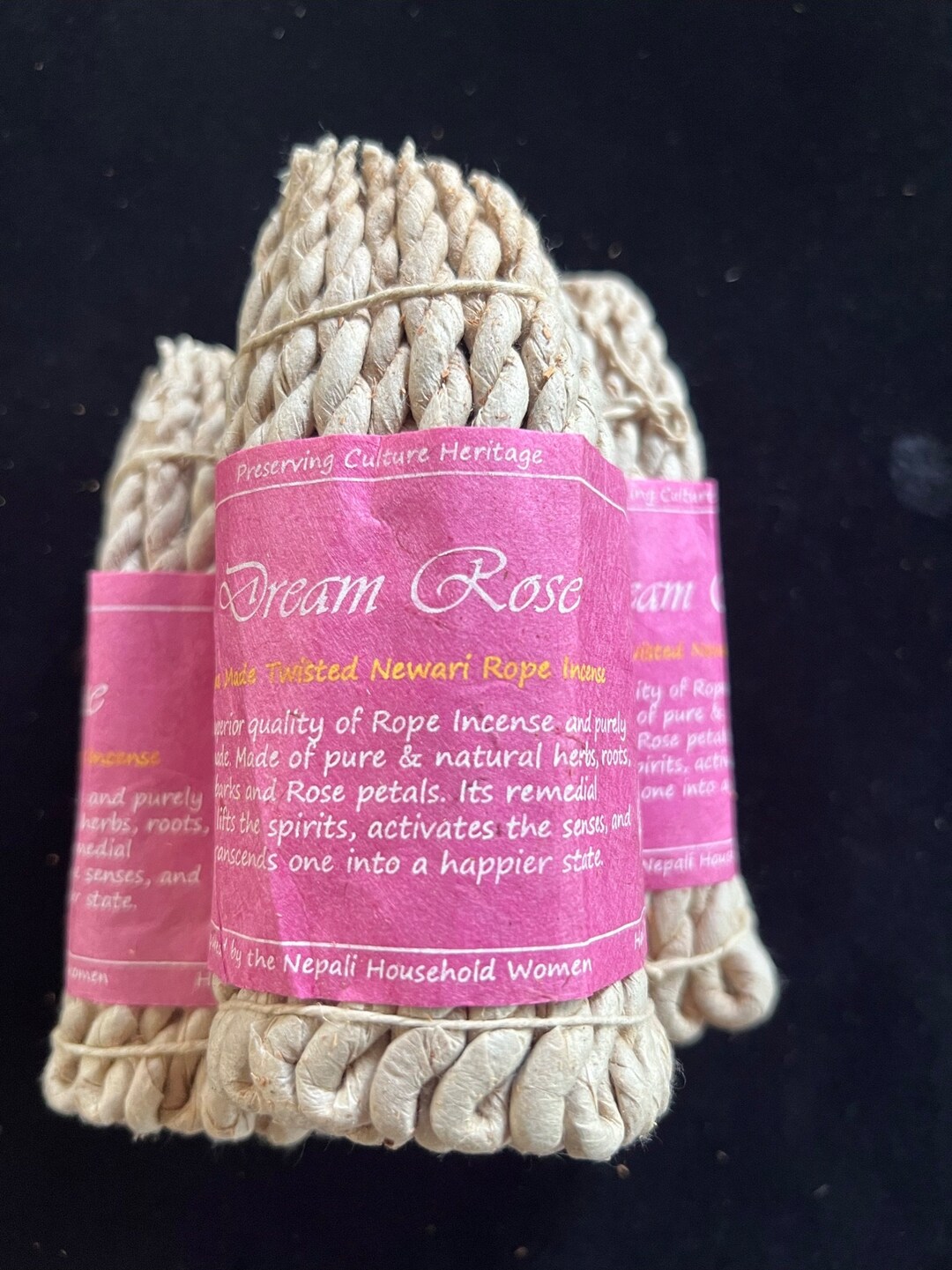 Dream Rose Nepali Rope Incense | Tibetan Incense | 50 Ropes | 4.0 ...