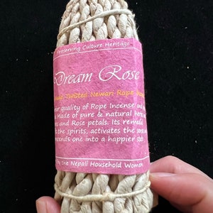 Dream Rose Nepali Rope Incense | Tibetan Incense | 50 Ropes | 4.0 ...