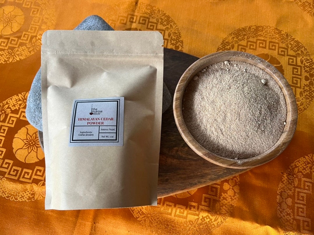 Himalayan Cedar Powder| 3 Oz | Nepal | Cedrus Deodara | Incense Base ...