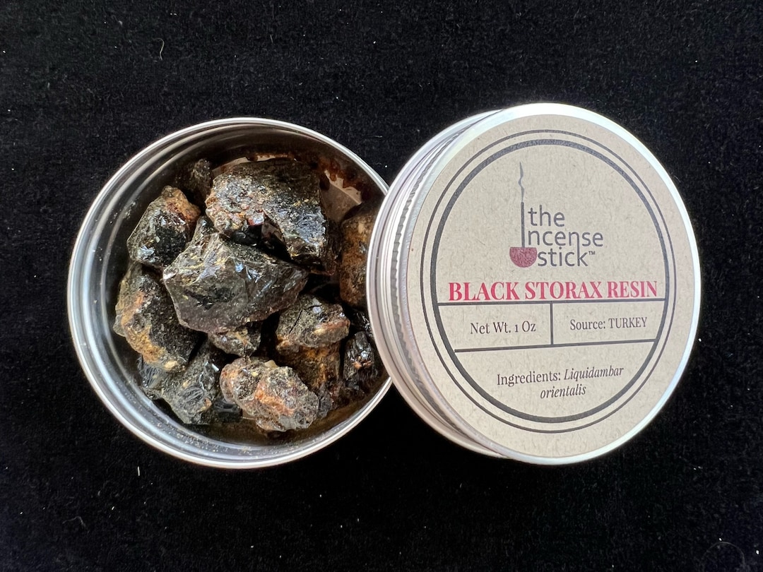 Black Storax Resin | 1 Ounce | Natural Tree Resin | Turkey | Liquidambar Orientalis - Etsy