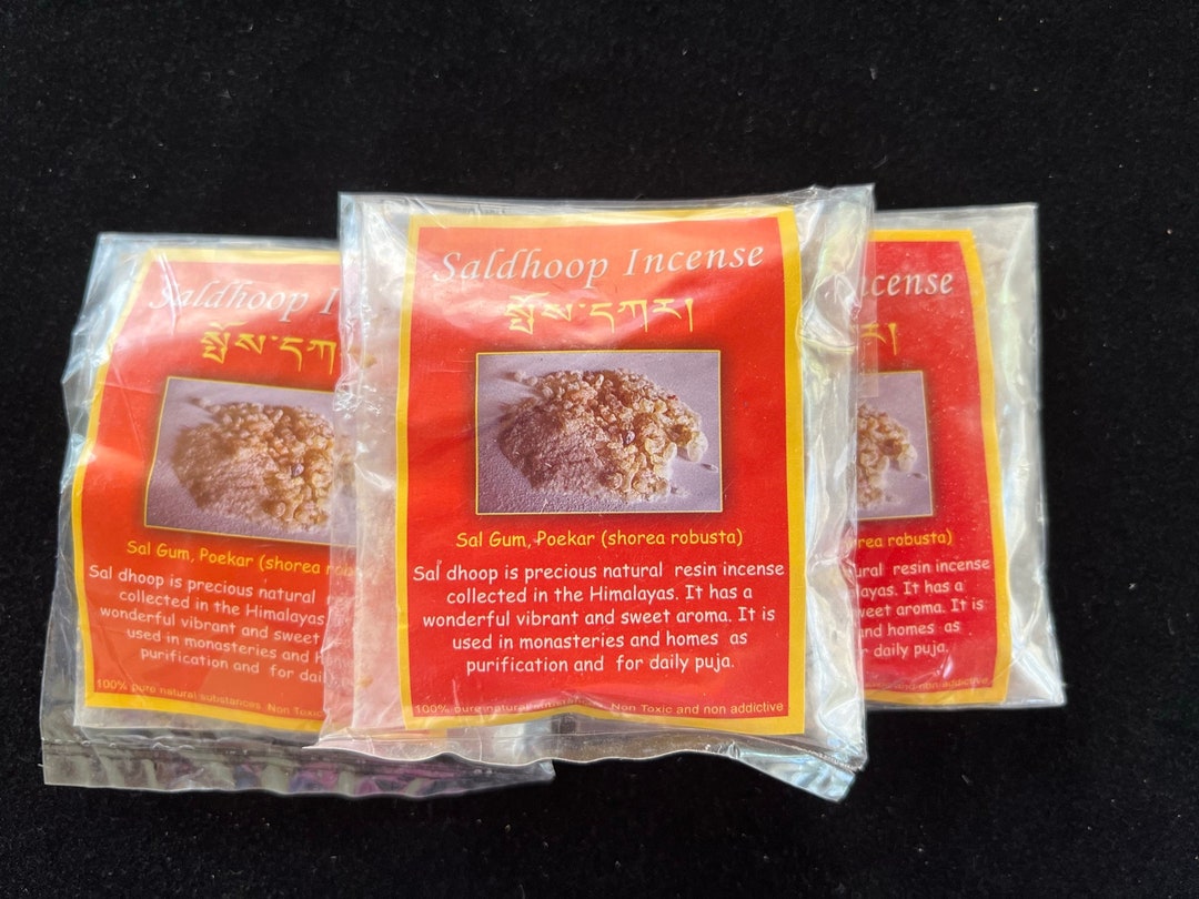 Sal Dhoop Incense Powder Tibetan Incense 35 Grams Shorea Robusta Resin ...