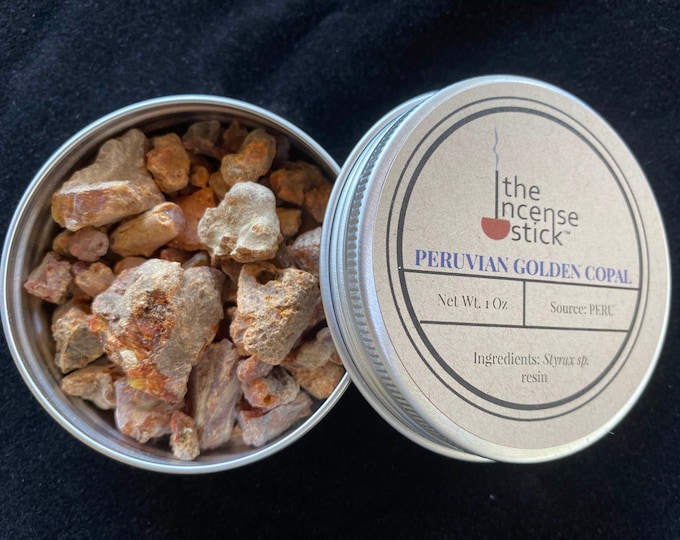 Peruvian Golden Copal Resin 1 Ounce Natural Tree Resin Peru Premium ...