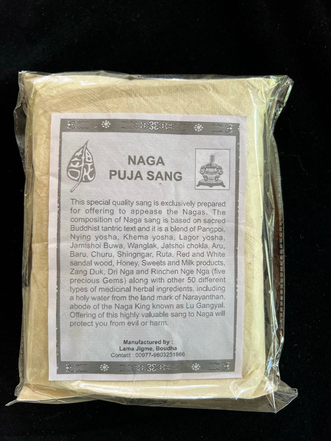 Naga Puja Sang Incense Powder Tibetan Incense 213 Grams - Etsy