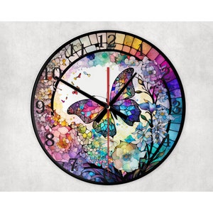 Butterfly Wall Clock - Etsy