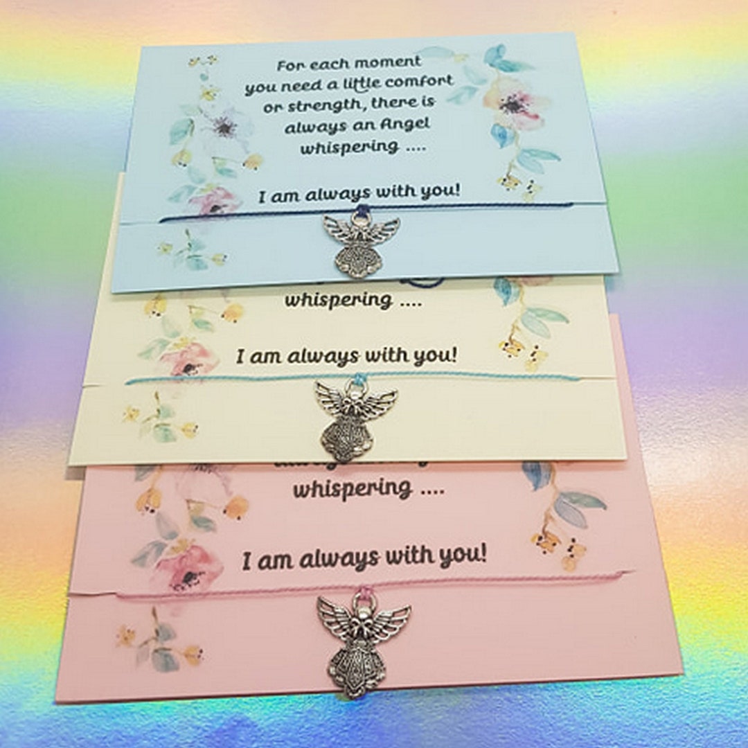 Guardian Angel Wish Bracelet, Guardian Angel Charm, Guardian Angel ...