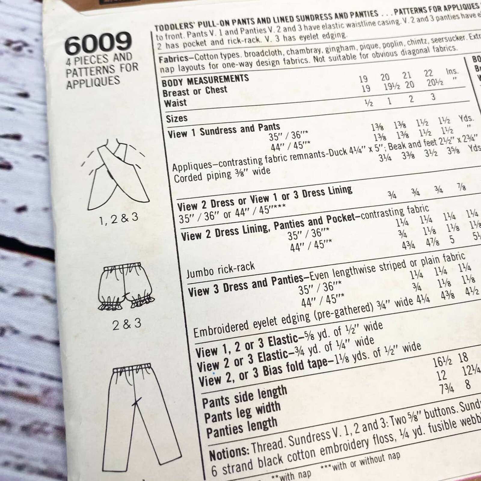 Simplicity 6009 Vintage Sewing Pattern Toddler 3t Sundress Bloomer ...