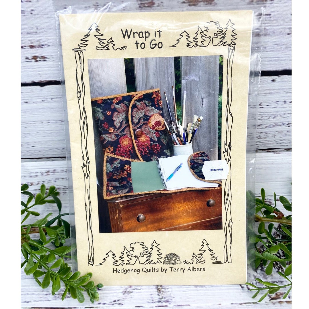 Vintage Wrap It to Go Sewing Book Wrap Pattern by Terry Albers - Etsy