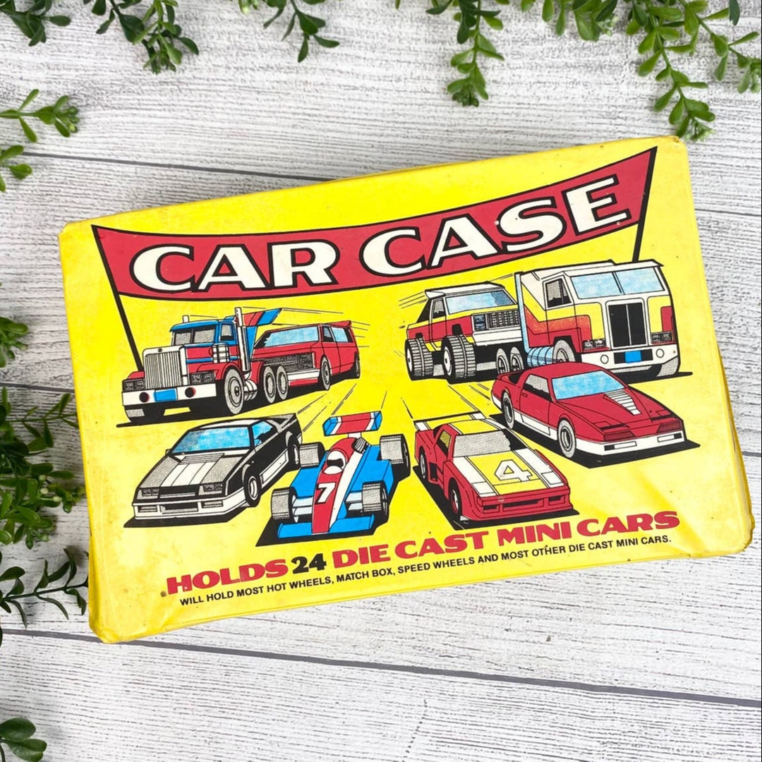 VNT 1985 Die Cast Mini Car Case Matchbox Hot Wheels Car Vintage Case - Etsy