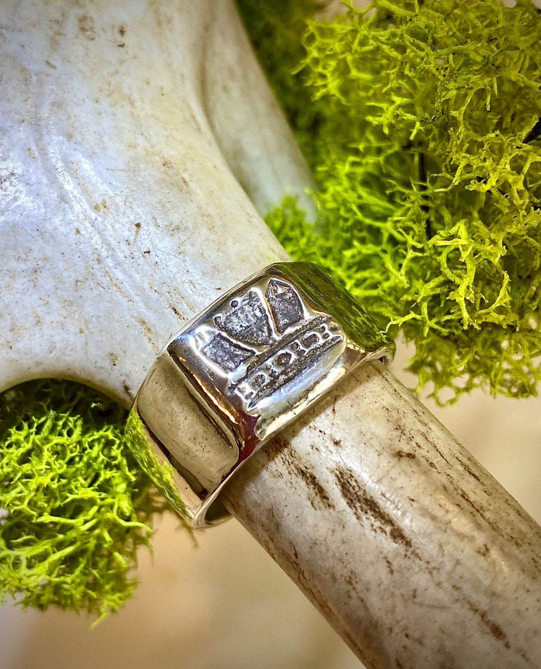 Men's Sterling Silver Royal Cygnet Ring - Etsy