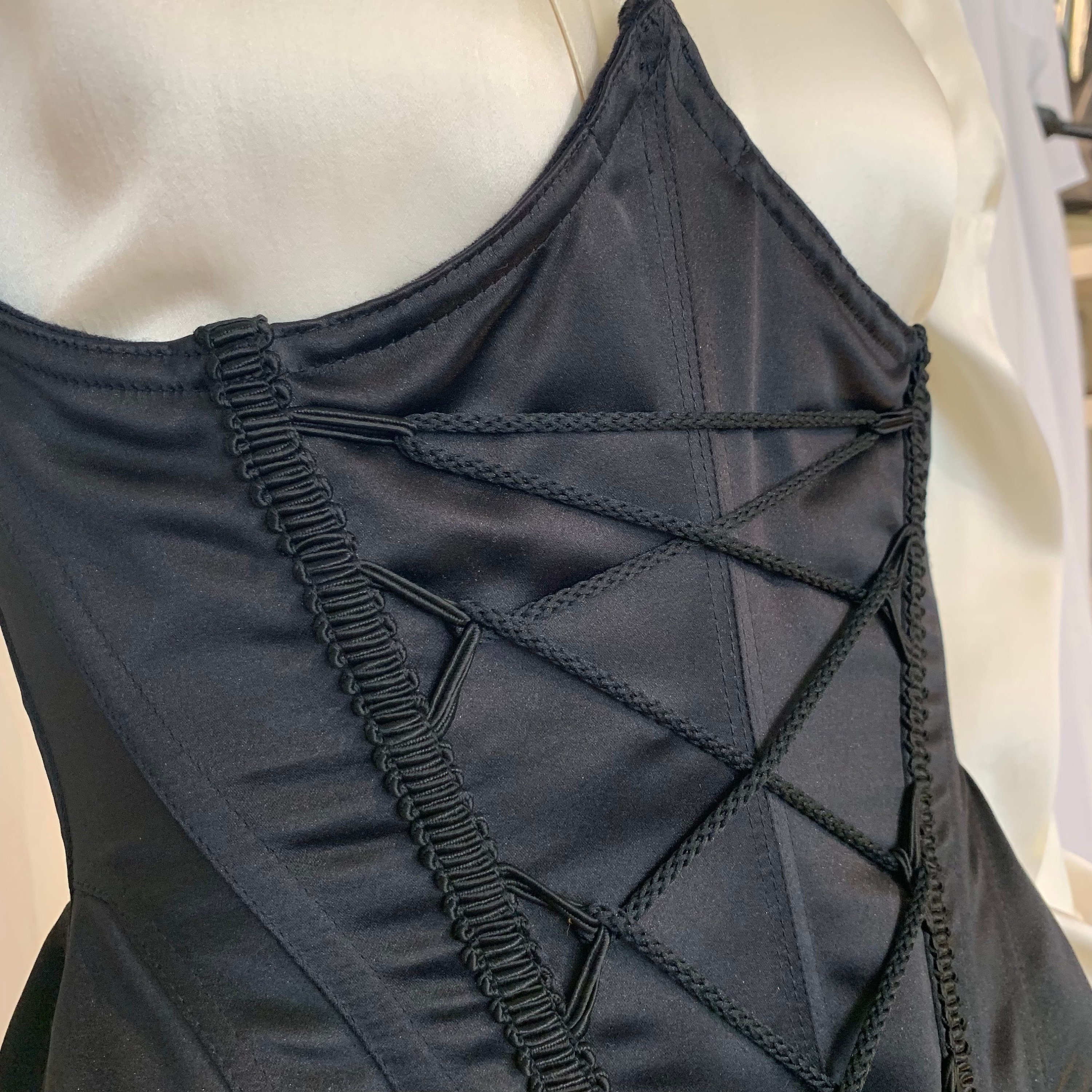 Fantastic Vintage Underbust Satin Corset by Cadolle Paris - Etsy