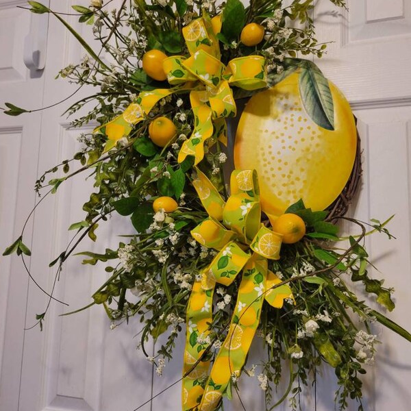 Yellow Wreath - Etsy