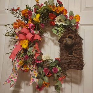 Birdhouse Wreath - Etsy