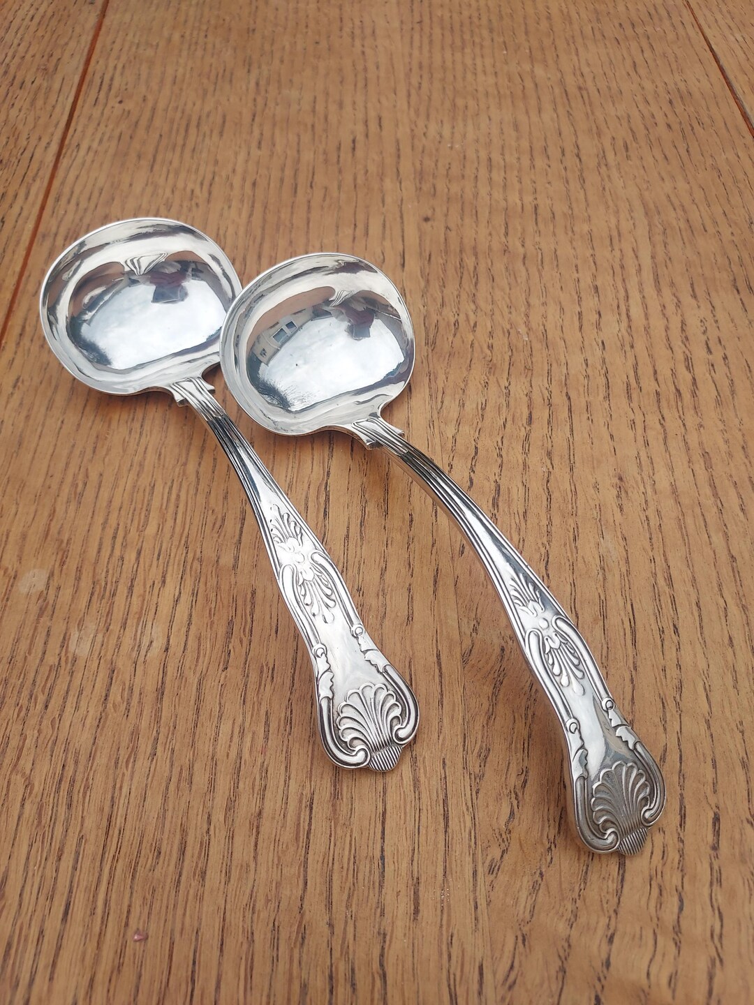 Pair of Beautiful Vintage EPNS Ladles. Silver Plated Serving Spoons. A1 ...