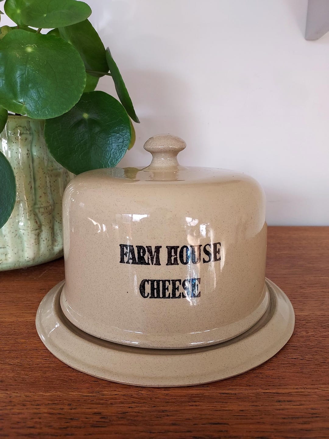 Vintage Moira Stoneware Cheese Dome, Farm House Decor - Etsy