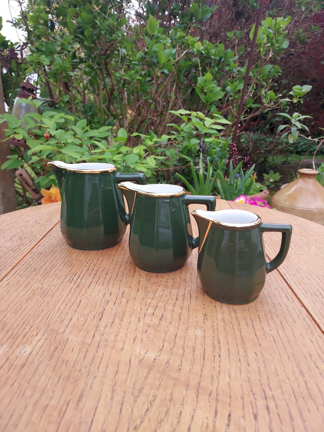 Vintage French Apilco Creamer Milk Jugs 3 Sizes. 1980s Bistro Style - Etsy