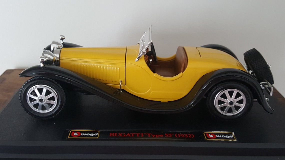 Bugatti Type 55 1932. Bburago Die Cast Model Classic Car. | Etsy