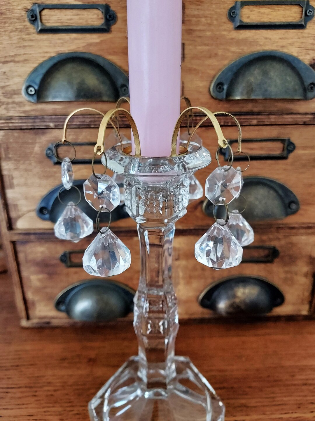 Vintage Gold Tone Candlestick Collar: Sparkly Chandelier Decoration - Etsy
